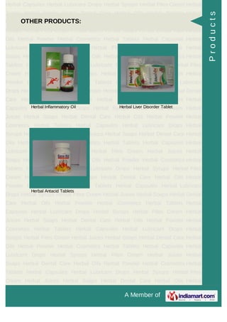 Uniroyal Herbals, Chandigarh, Herbal Capsules | PDF