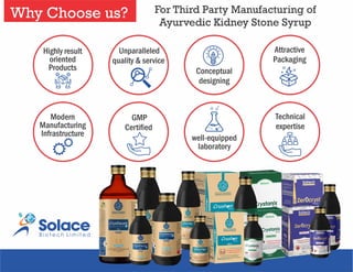 Ayurvedic Kidney Stone Syrup Manufacturer Company - Solace Biotech ...