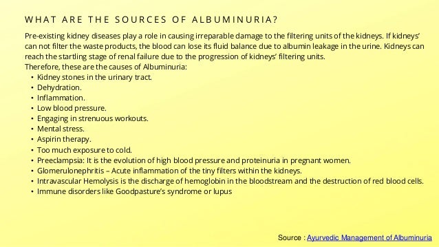 Ayurvedic Management of Albuminuria | PPTX