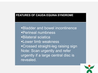 Ayurvedic management of disc prolapse | PPTX