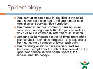 Ayurvedic management of disc prolapse | PPTX