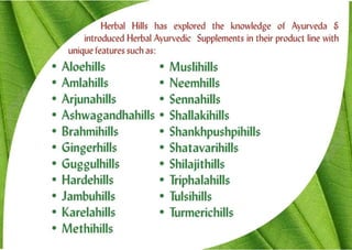 Ayurvedic single herb | PPT