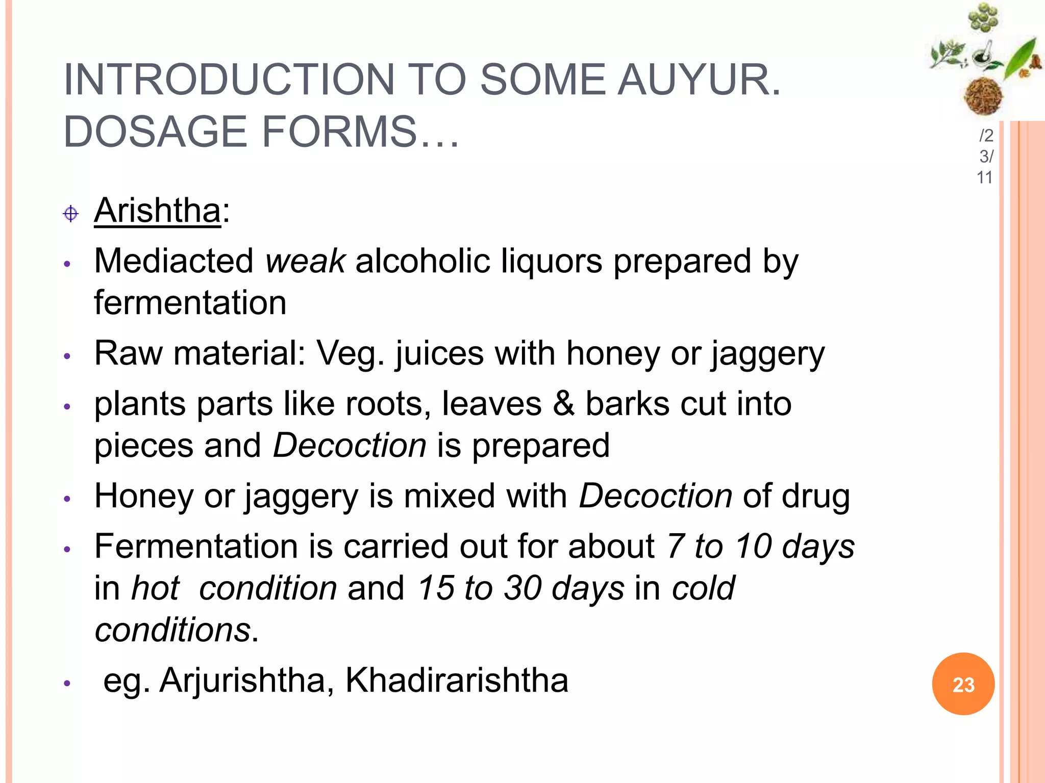 Ayurvedic system of medicine | PPSX