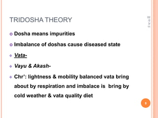 Ayurvedic system of medicine | PPSX