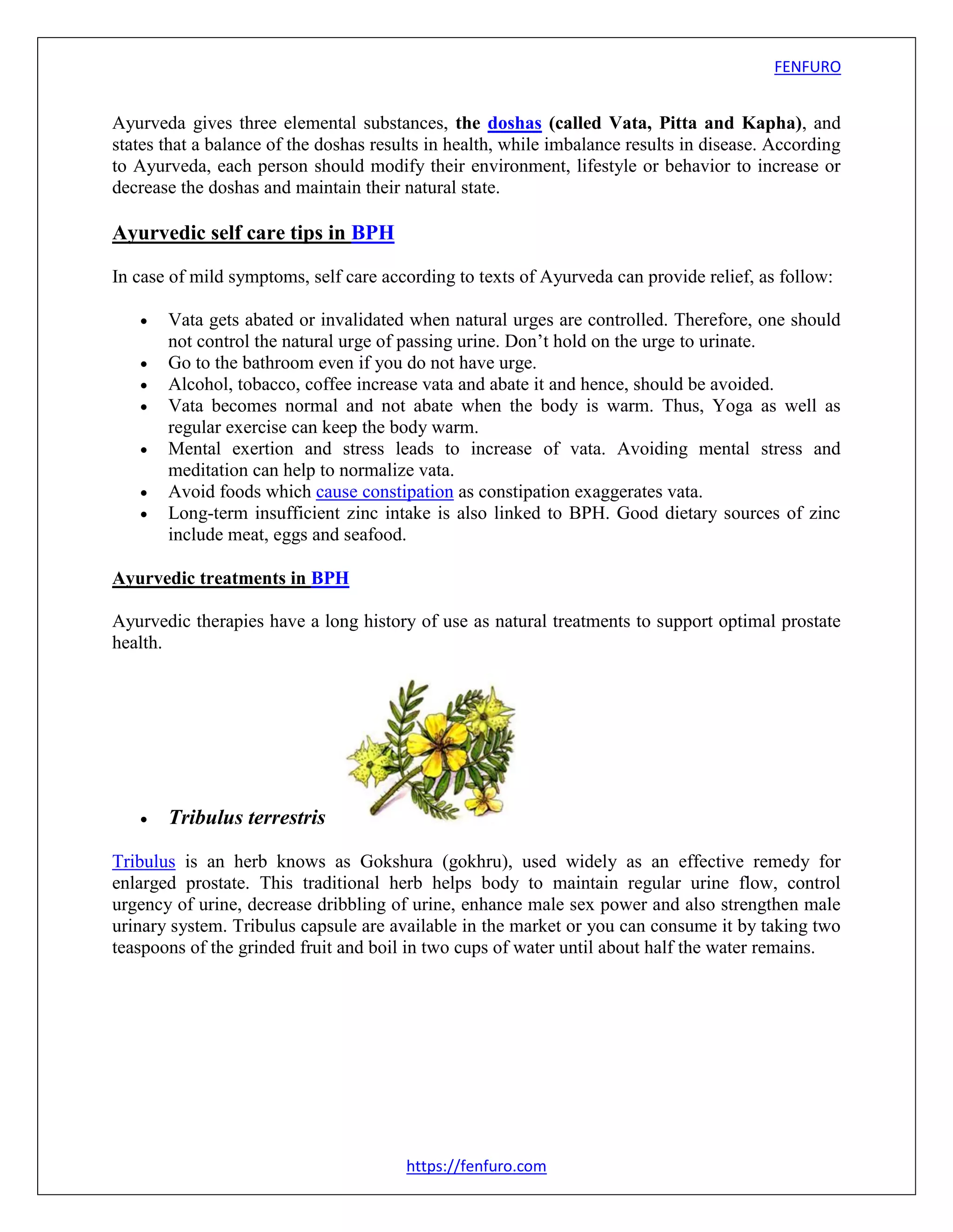 Ayurvedic treatment for bph | PDF