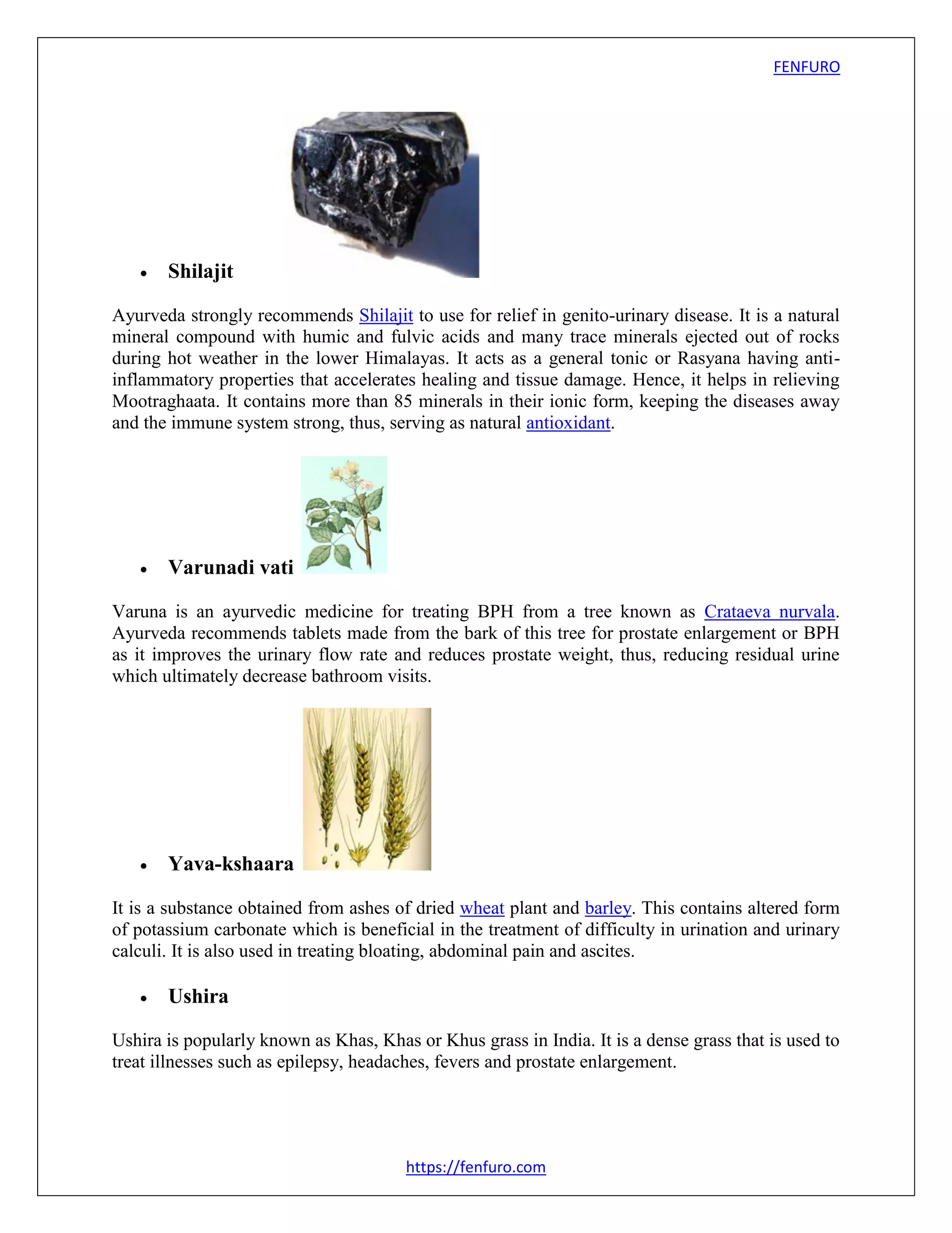 Ayurvedic treatment for bph | PDF