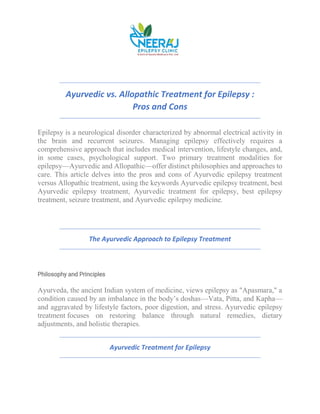 Ayurvedic vs. Allopathic Treatment for Epilepsy.pdf