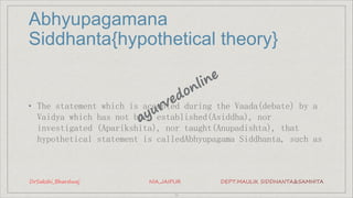 ayurved nirupan as per NCISM syllabus | PDF