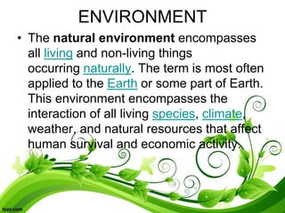 our environment | PPTX