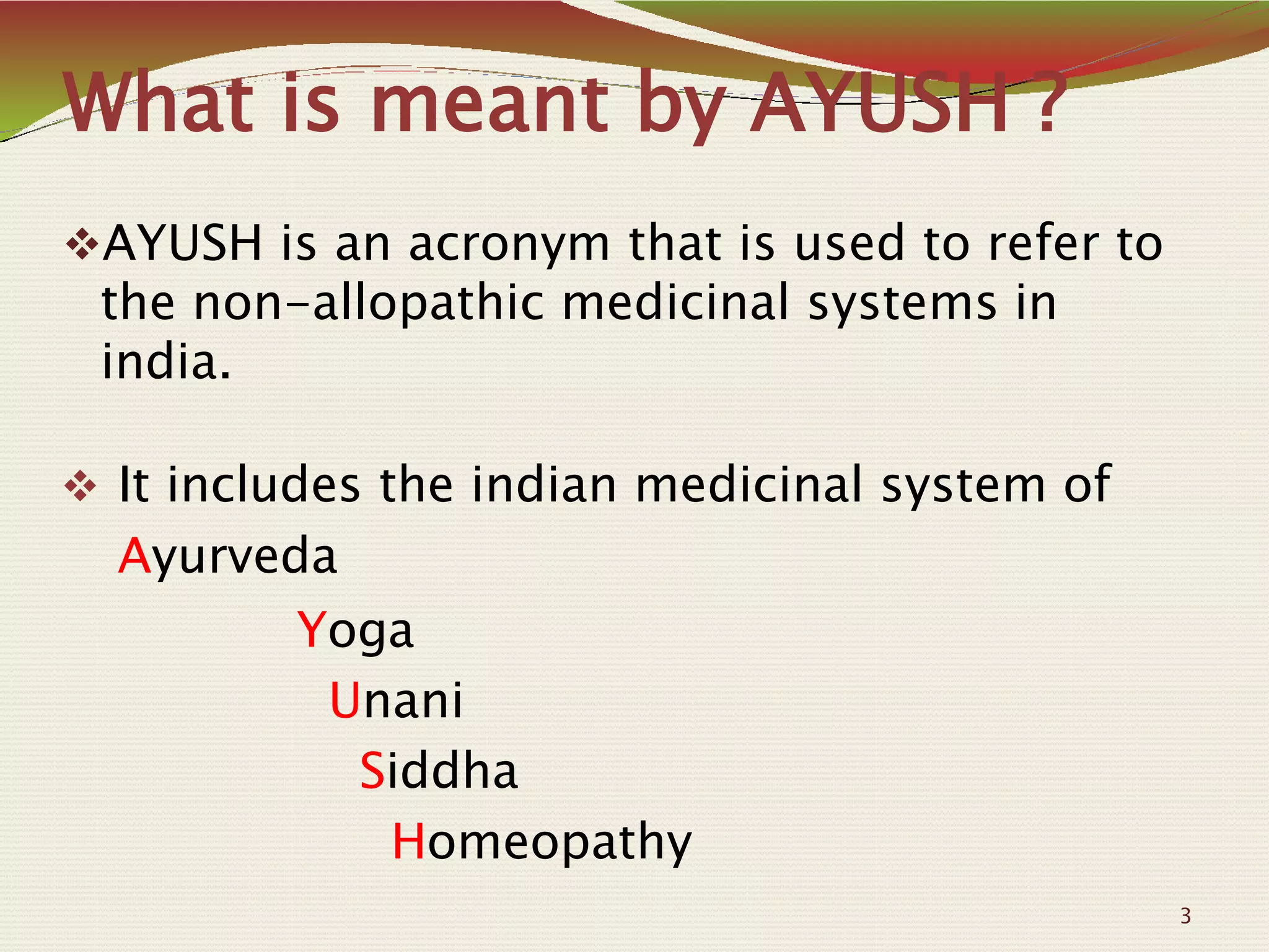 AYUSH | PPTX