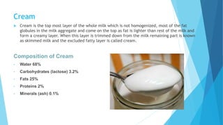 properties of milk and milk product | PPTX
