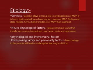 Mood disorders [affective disorders] | PPTX