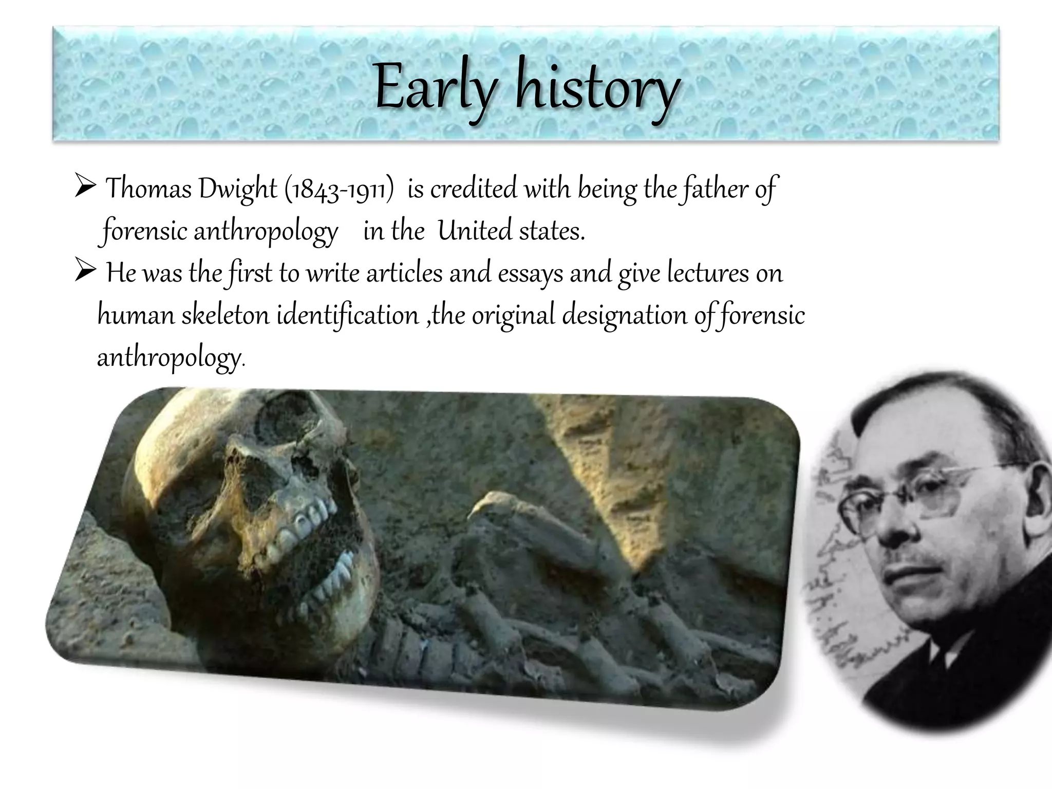 forensic anthropology | PPTX
