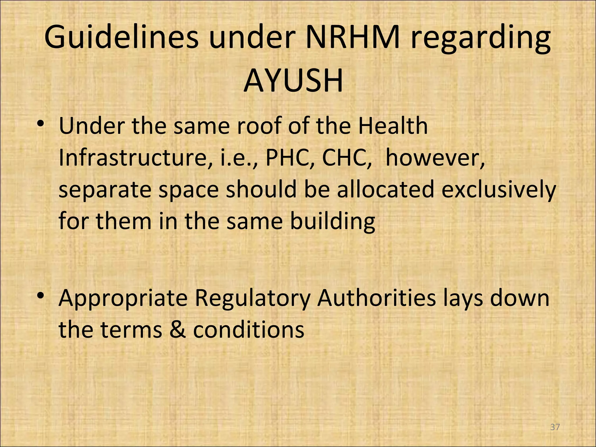Ayush and other systems of medicine | PPT