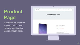 Ecommerce Mini Project / Group Project Design | PPTX