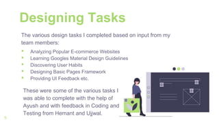 Ecommerce Mini Project / Group Project Design | PPTX