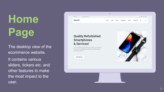 Ecommerce Mini Project / Group Project Design | PPTX