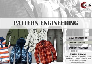 Ayushi khilani ,2year Fashion Design Diploma NSQF Level -6 ,NSDC | PPT