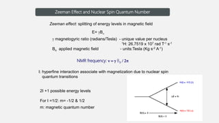 Nuclear magnetic resonance by ayush kumawat | PPTX