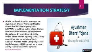 Ayushman Bharat Yojana National Health Protection Scheme | PPT