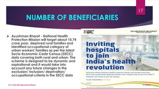 Ayushman Bharat Yojana National Health Protection Scheme | PPT