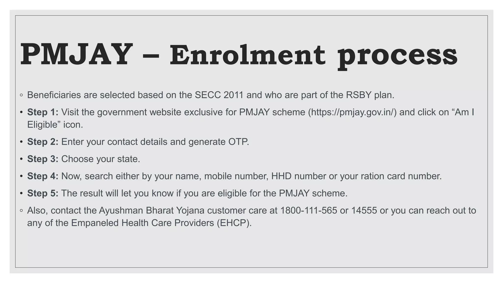 Ayushman Bharat - PMJAY | PPTX