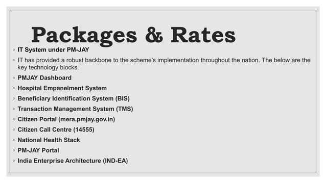 Ayushman Bharat - PMJAY | PPTX | Health Insurance | Insurance