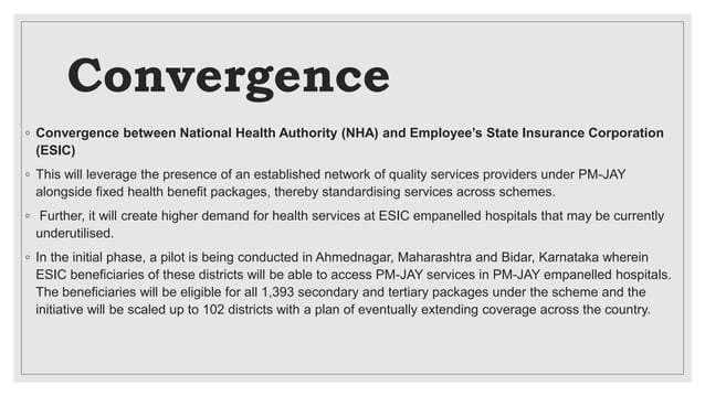 Ayushman Bharat - PMJAY | PPTX | Health Insurance | Insurance