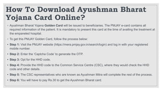 Ayushman Bharat - PMJAY | PPTX