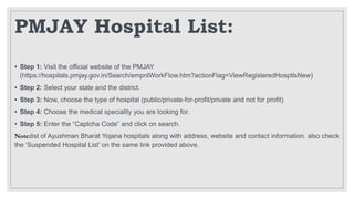 Ayushman Bharat - PMJAY | PPTX