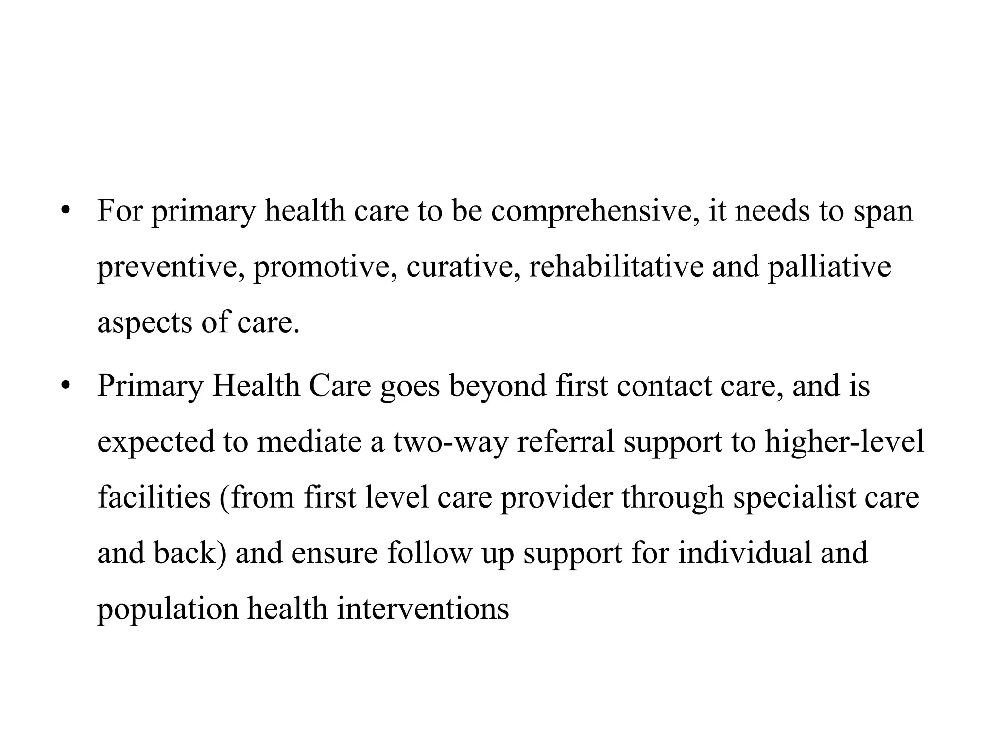 Ayushman bharat comprehensive primary health care through health | PPTX