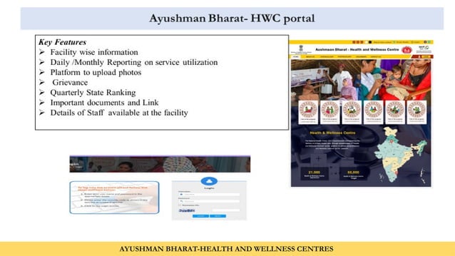 Ayushman Bharat HWC PPT.pdf | Healthcare Industry | Industries