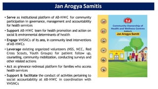 Ayushman Bharat HWC PPT pradanmatri jan arogya yojana | PPTX