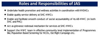 Ayushman Bharat HWC PPT pradanmatri jan arogya yojana | PPTX