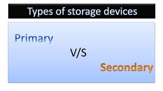 Input ,Output & Storage Devices | PPTX
