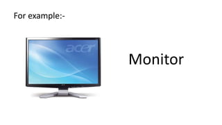 Input ,Output & Storage Devices | PPTX