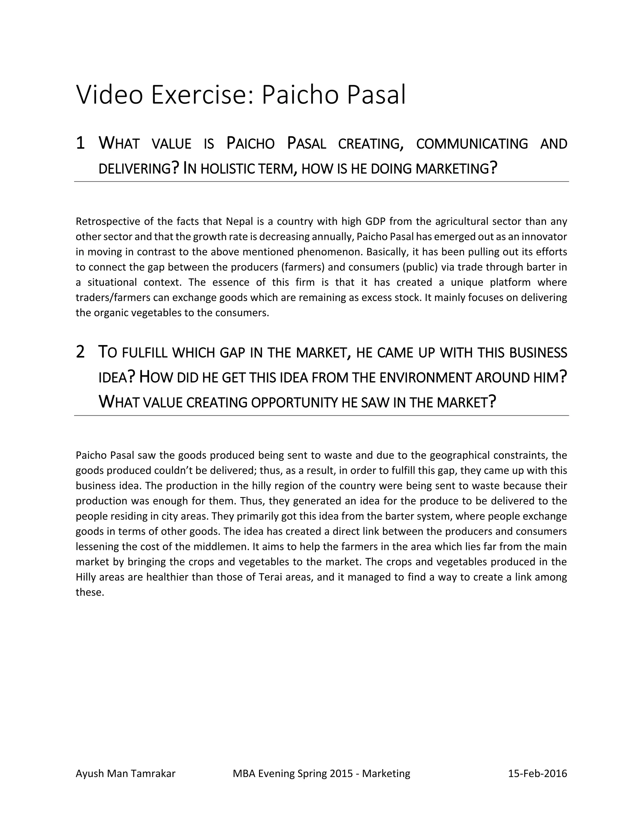 Paicho Pasal - FAQs | PDF