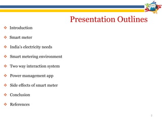 SMART METER ppt | PPTX