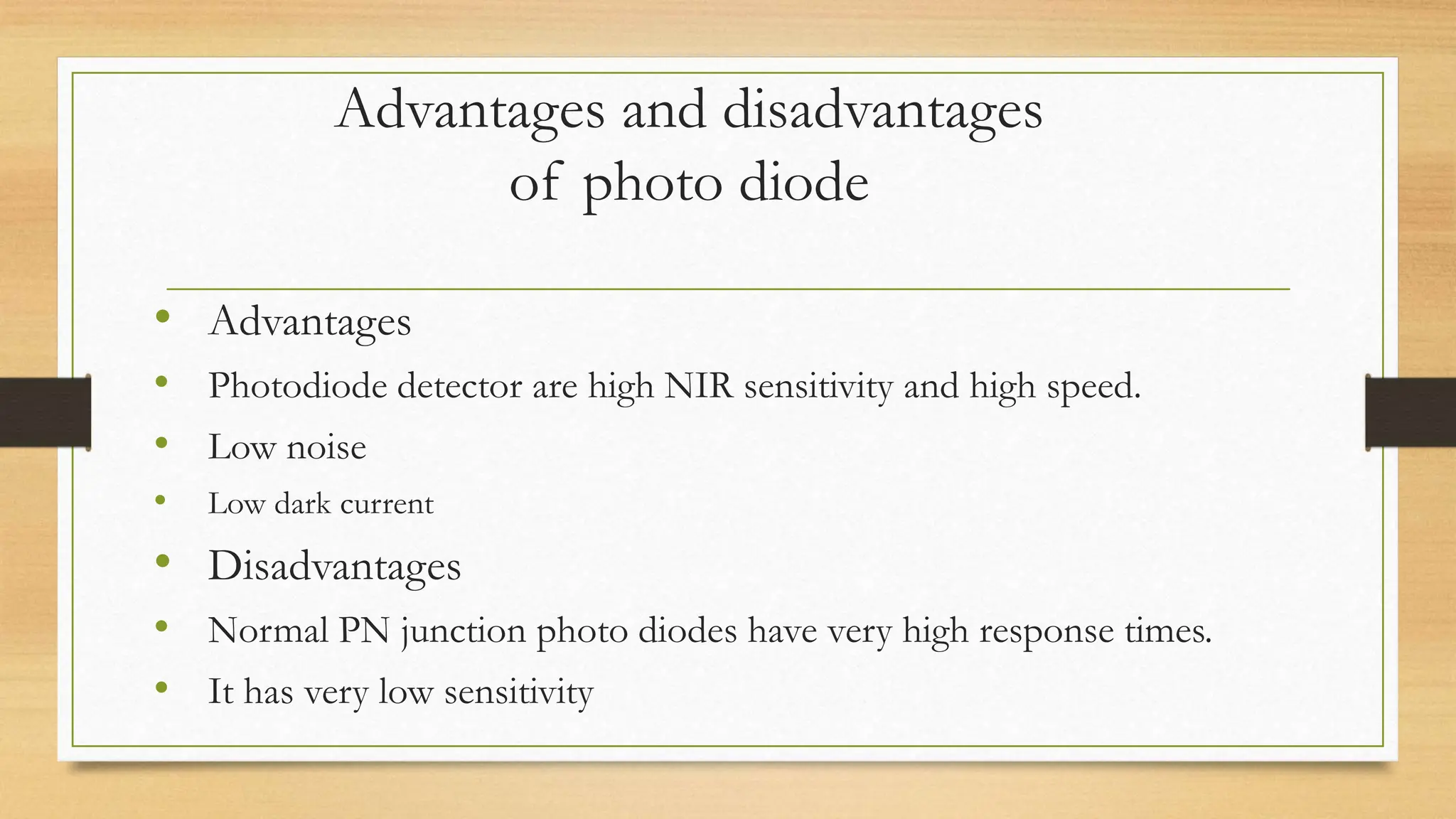 Photo diode in engineering physics.ppttt | PPTX