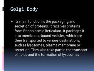 PARTS OF CELL | PPT