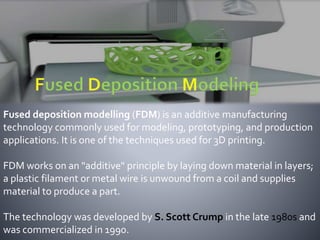 3D Printing Technology & Its Applications | PPTX