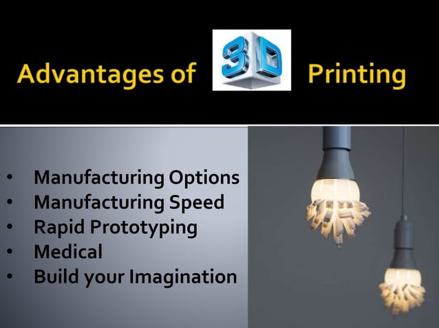 3D Printing Technology & Its Applications | PPTX