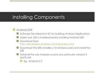 Ayw android env_setup | PPT
