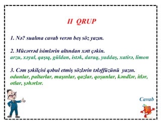 İsim - ad bildirən söz | PDF