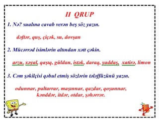 İsim - ad bildirən söz | PDF