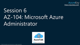 Az 104 session 6 azure networking part2 | PPT
