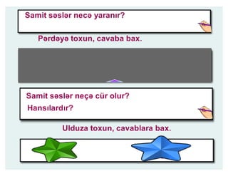 Sait və samit səslər | PPT