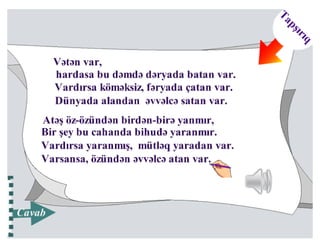 Sait və samit səslər | PPT