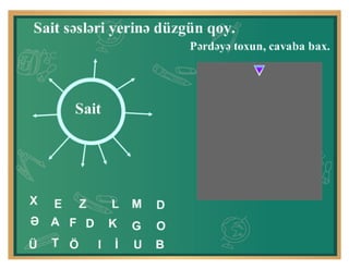 Sait və samit səslər | PPT