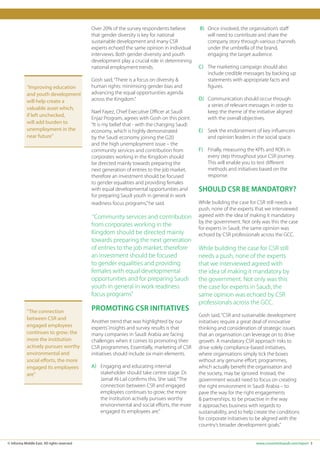 Top CSR Trends in Saudi Arabia - Report | PDF